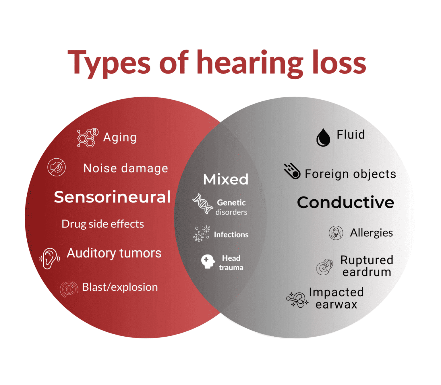 Types Of Hearing Loss - Quality Hearing Care